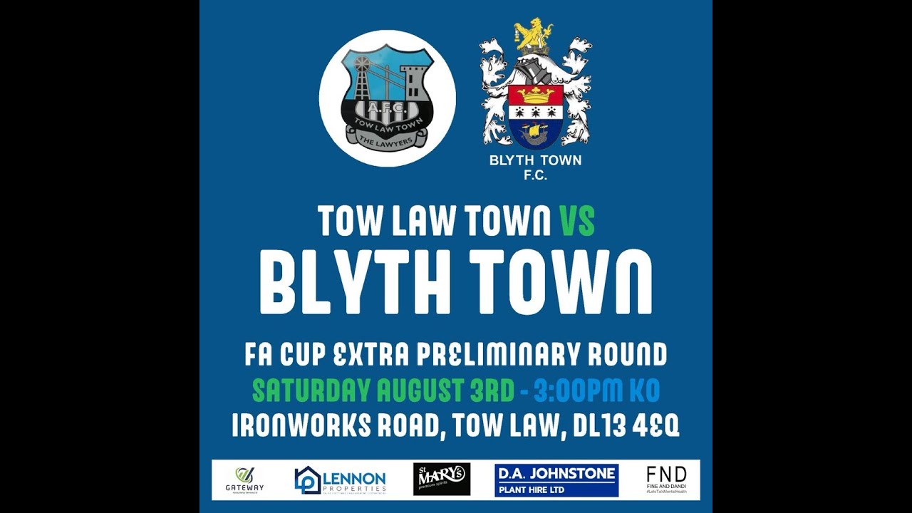 Blyth Town FC vs Tow Law Town - YouTube