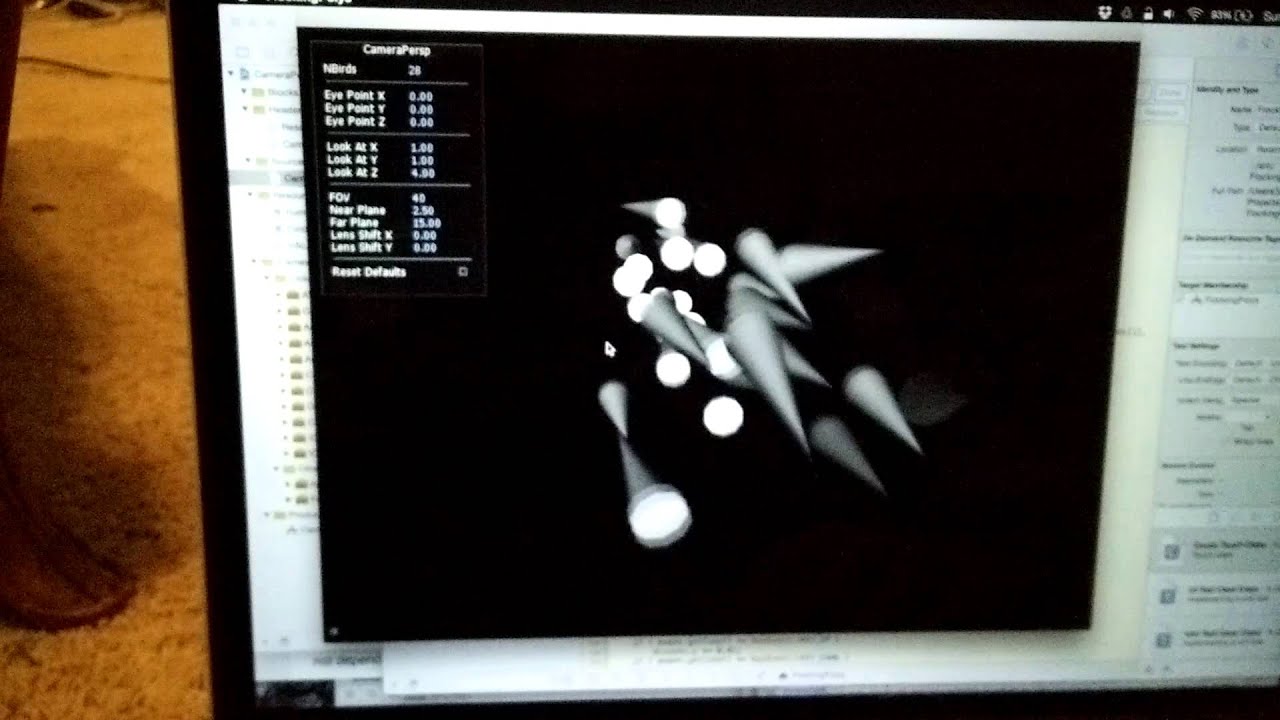 Flocking app - YouTube