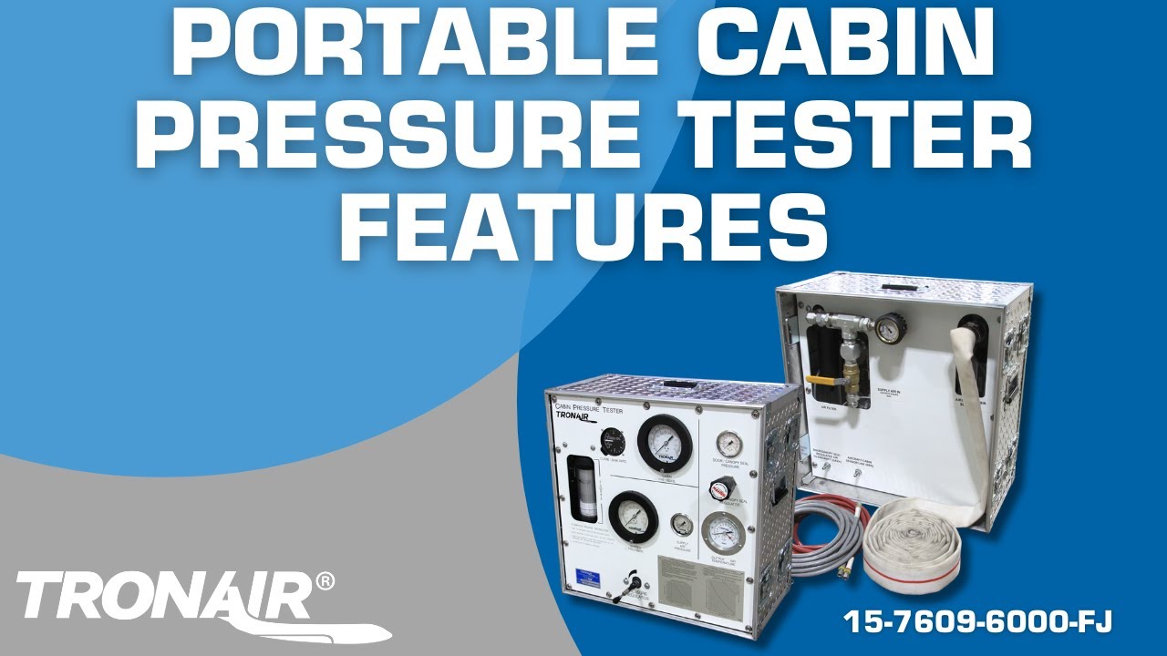 Tronair - Portable Cabin Pressure Tester Features - YouTube