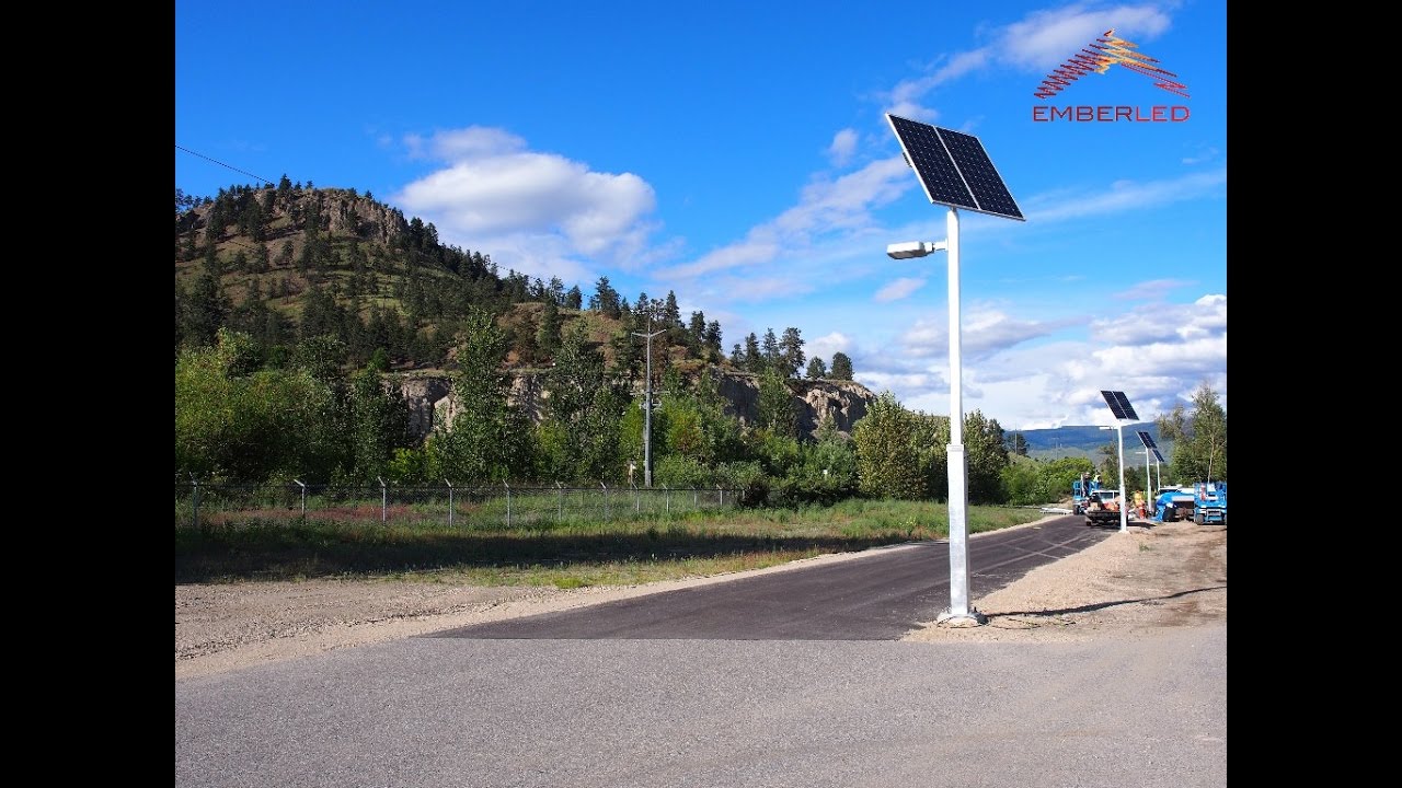 Walking Path Solar Lighting - YouTube
