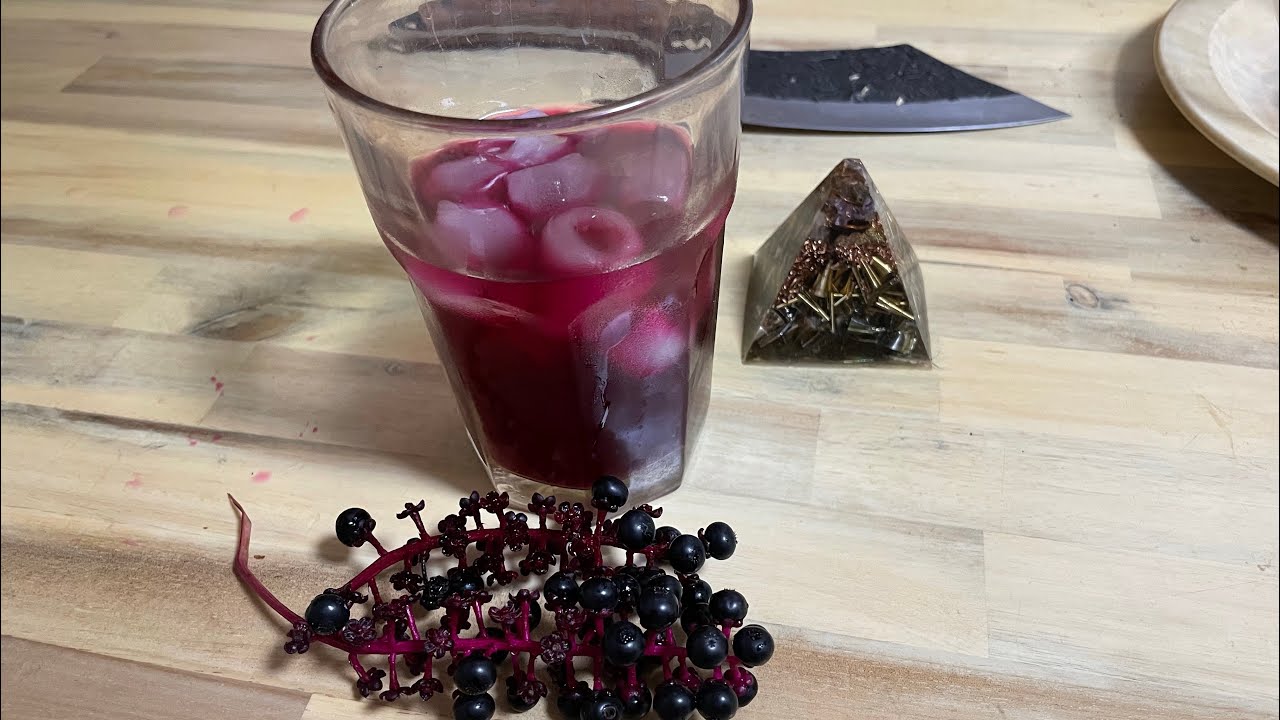 Pokeweed berry juice for arthritis - YouTube