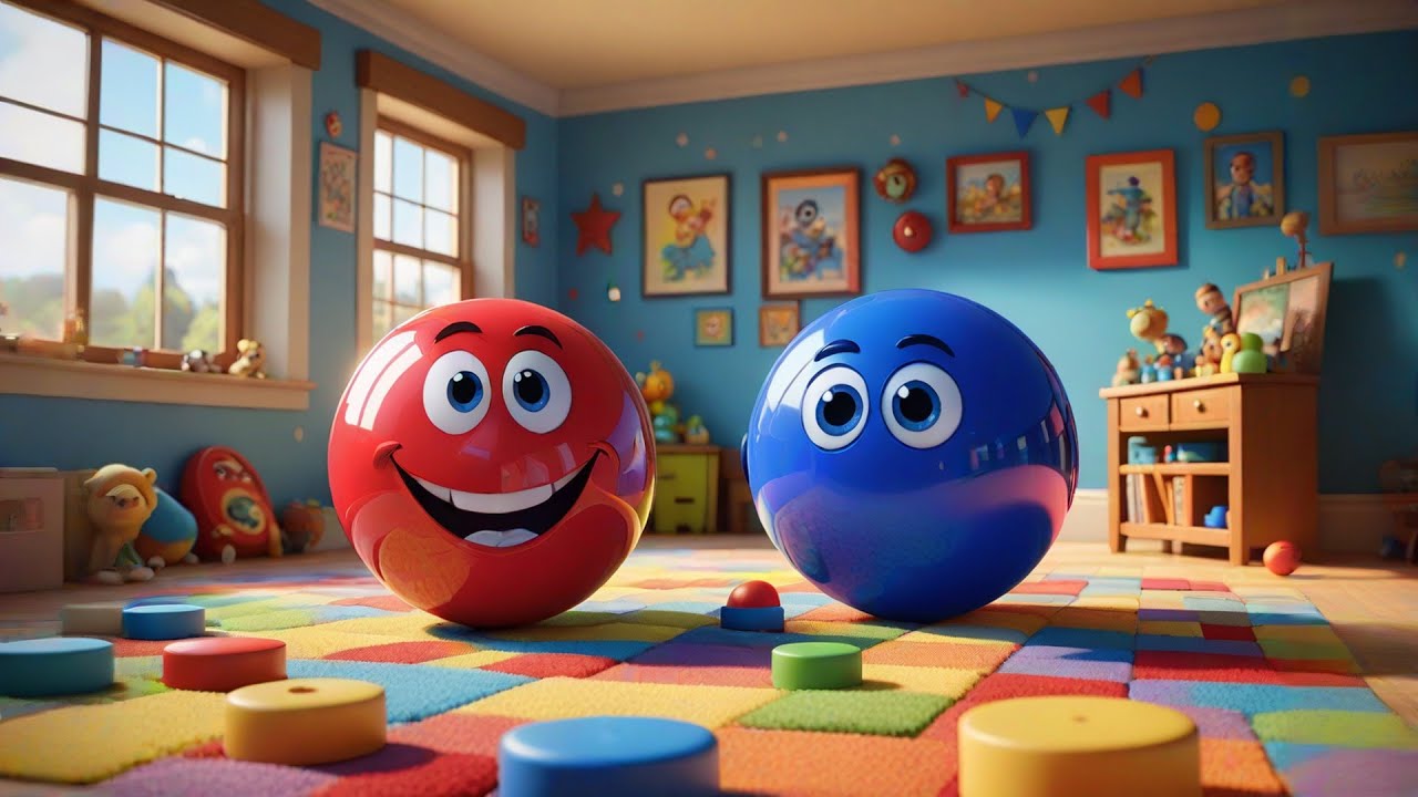 Five Bouncy Balls Go Boing Boing Boing | Fun Action Song for Kids ...