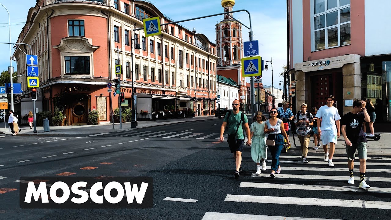 🇷🇺 Virtual walk along the most beautiful street in Moscow in [4K] - YouTube