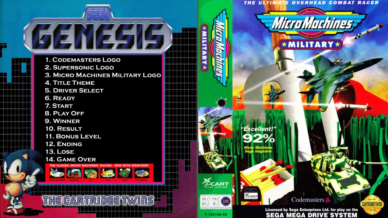 Micro Machines Military - Sega Genesis OST - YouTube