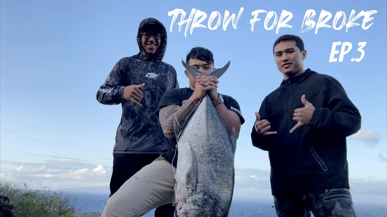 He Lands his first Ulua! - EP.3 | MAUI HAWAII - YouTube