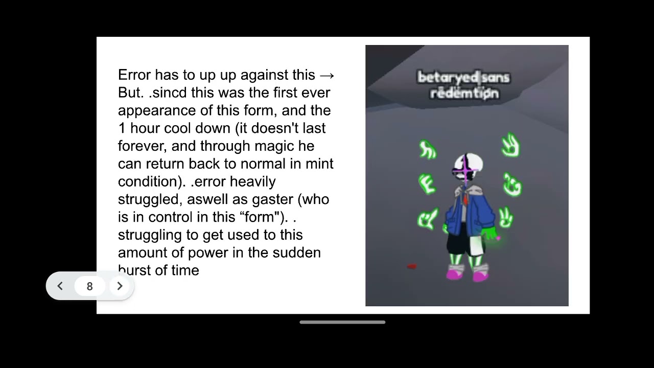 betrayed sans lore (part 2) - YouTube