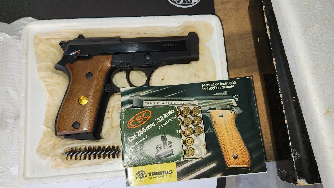 Taurus PT 57 SC NOVA EM FOLHA - YouTube