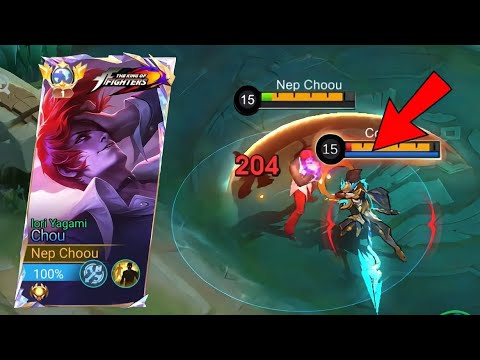 MANIAC!! CHOU IORI YAGAMI “K” SOLO INSANE GAMEPLAY IS HERE| MLBB