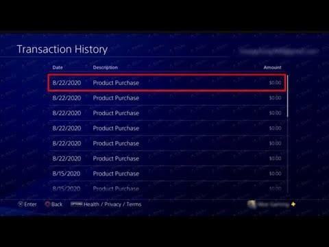 TUTO | Comment Voir l'historique de Transaction PS4 - YouTube