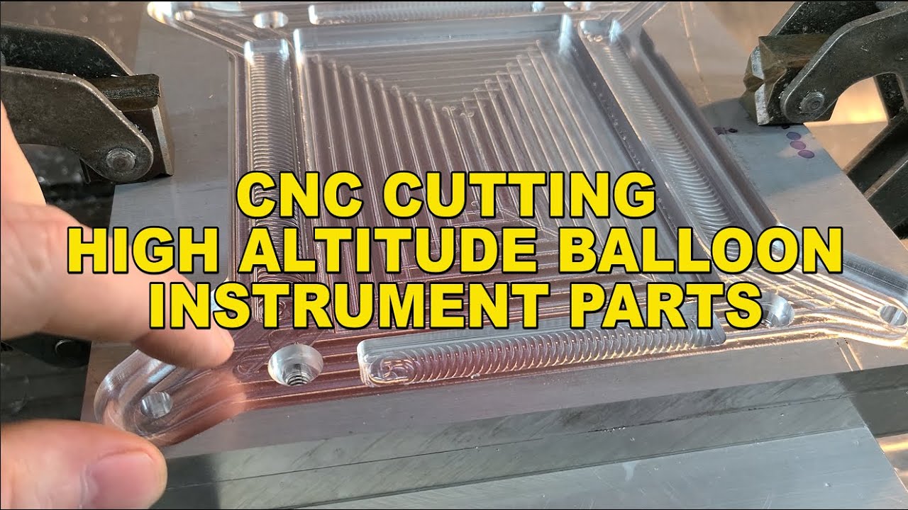 CNC Cutting more High Altitude Balloon Parts - YouTube
