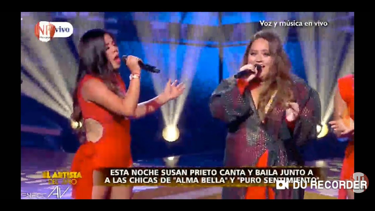 Susan Prieto canta "cuando te enamoras" | el artista del año 01/06/19 ...