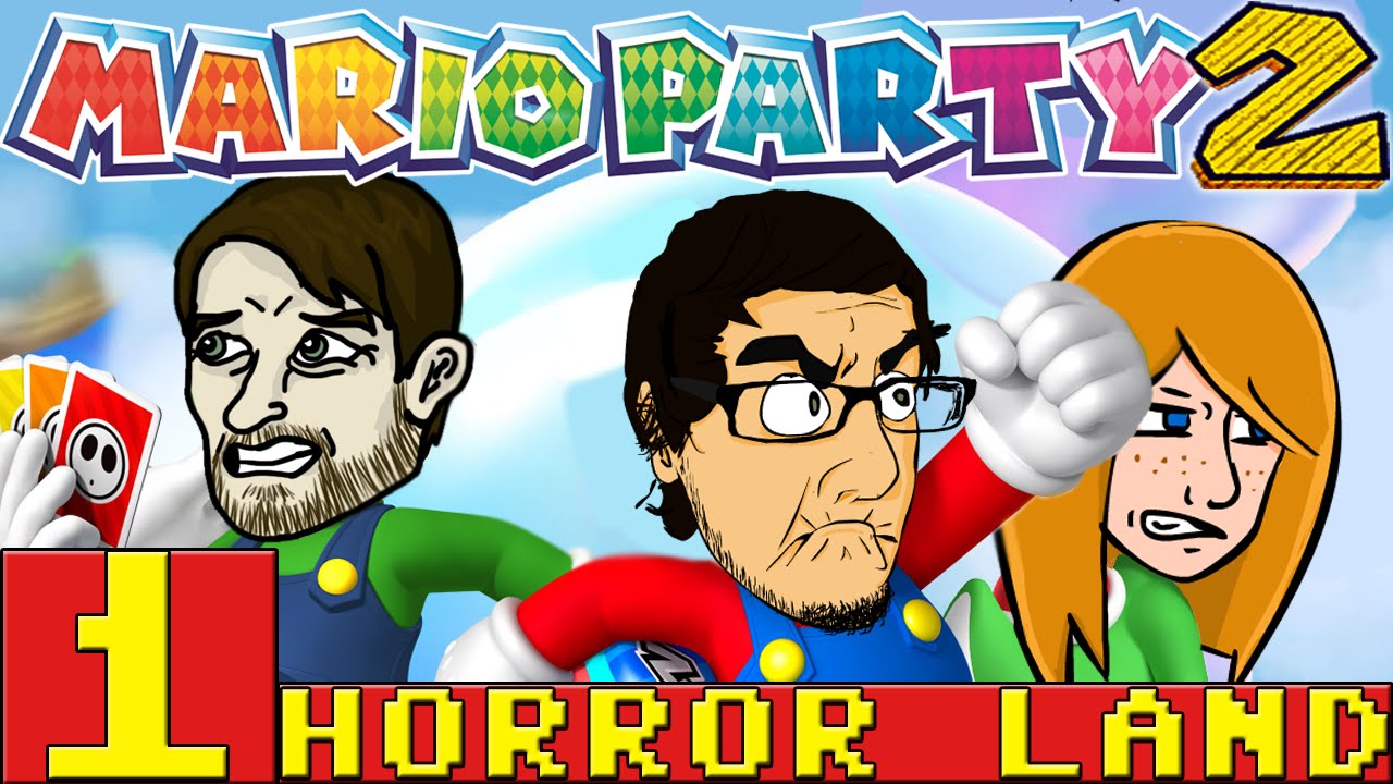 Let's Play Mario Party 2 Horror Land Part 1 - Fist Burp Fails - YouTube