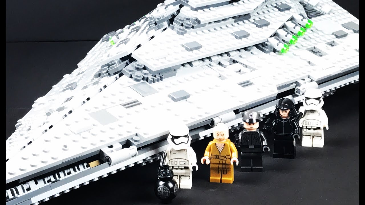 NEW Lego Star Wars First Order Star Destroyer Set 75190 Review - YouTube