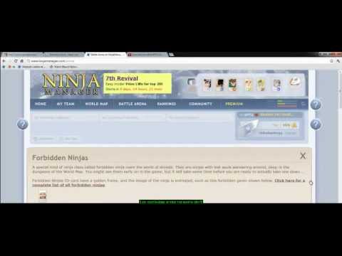 New Naruto MMORPG Ninjamanager! ( Tutorial part 1 ) - YouTube