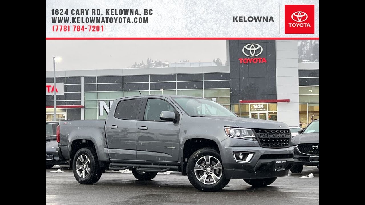 Gray 2019 Chevrolet Colorado Z71 4WD Review Kelowna BC - Kelowna Toyota ...