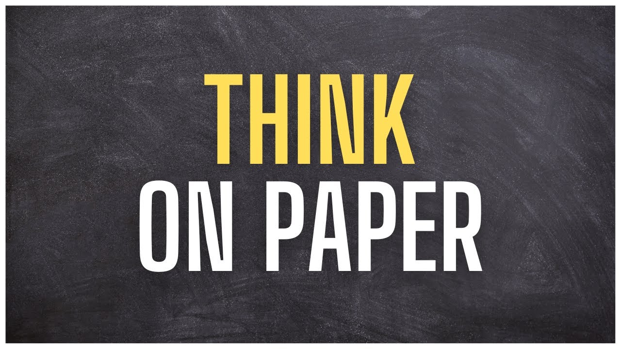 Think on Paper | Insights on Writing A Journal | Chapter 2 | Muhammad ...