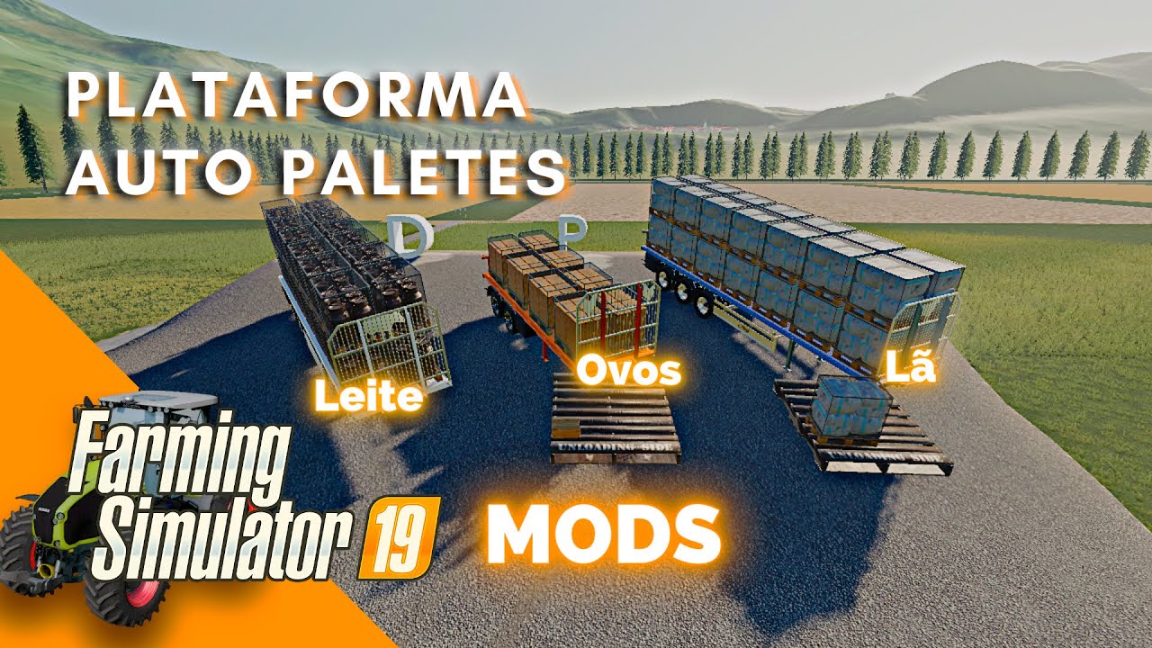 Mod Pallets Autoload dos Animais - Reboque Plataforma | FARMING ...