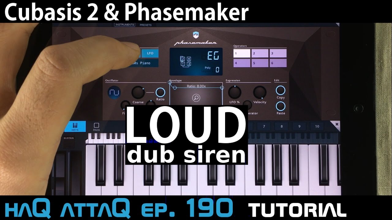 LOUD Dub Siren Tutorial │ Phasemaker - haQ attaQ 190 - YouTube