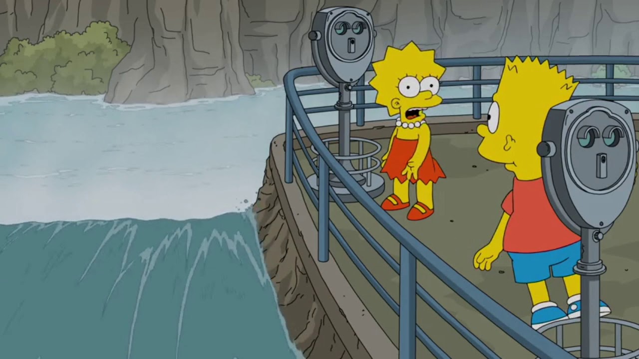 The Simpsons: Bart and Lisa go Sumo Wrestling! 😄 - YouTube