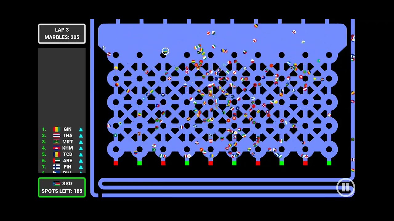 Country Marble Race 215 Marbles - YouTube