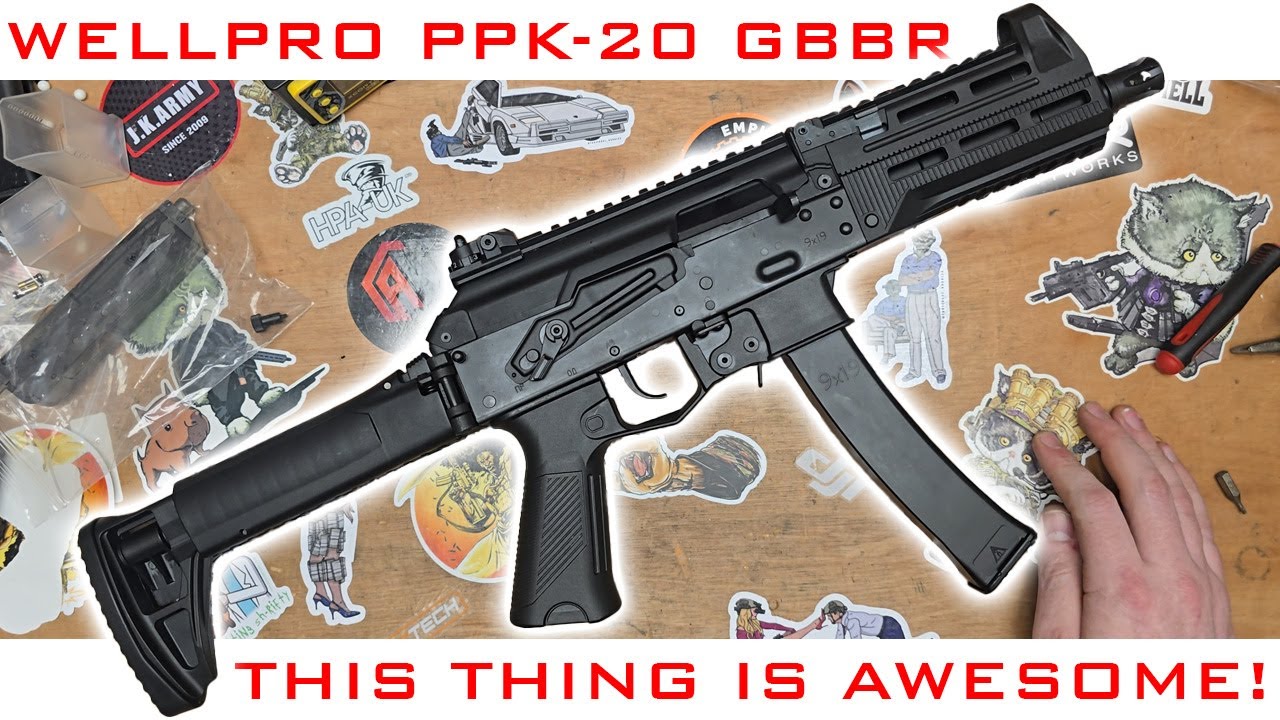WTF is WellPro PPK-20 GBBR Airsoft SMG WE06 GM - The PP19 of the Future ...