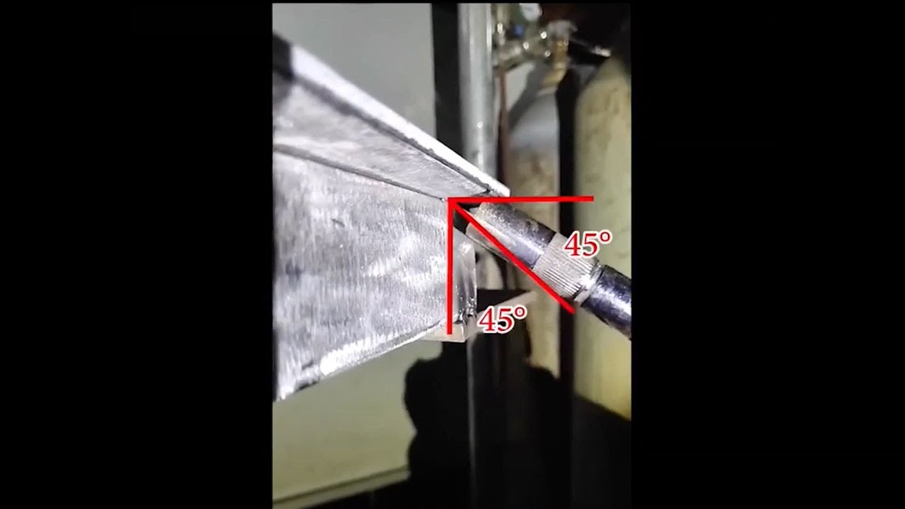 (MIG-5) Overhead Fillet welding skills - YouTube