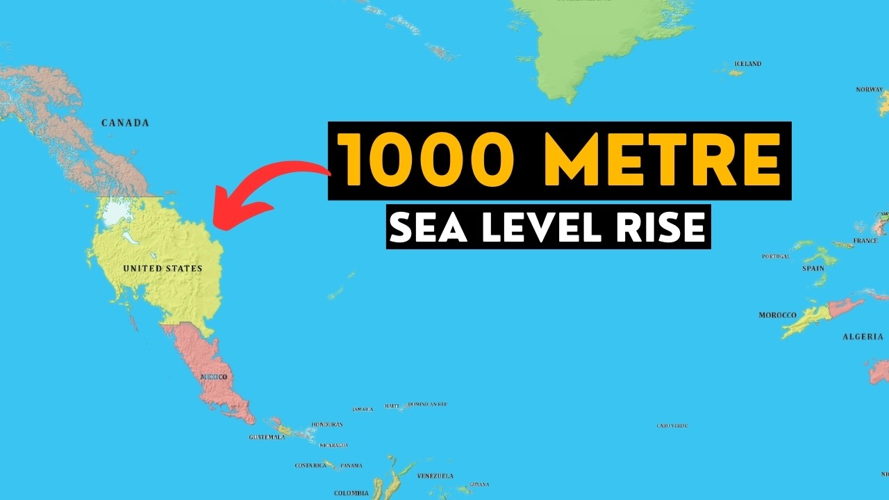 What If Sea Levels Rose By 1000 Metres? - YouTube