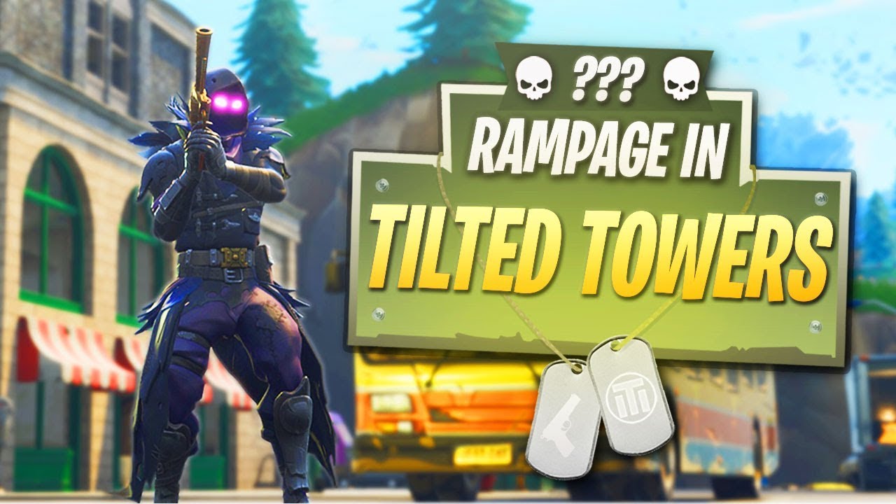RAMPAGE in Tilted Towers! - PS4 Pro Fortnite Win! - YouTube