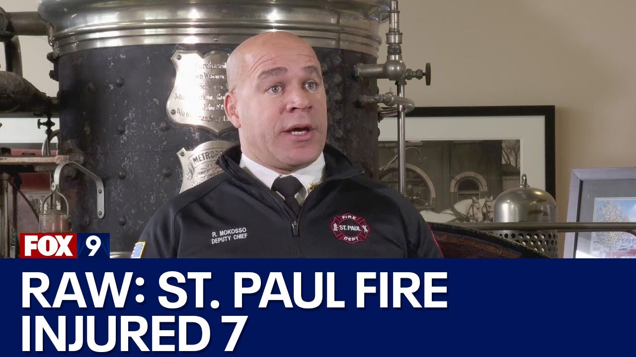 St. Paul fire injured 7: Raw press conference - YouTube
