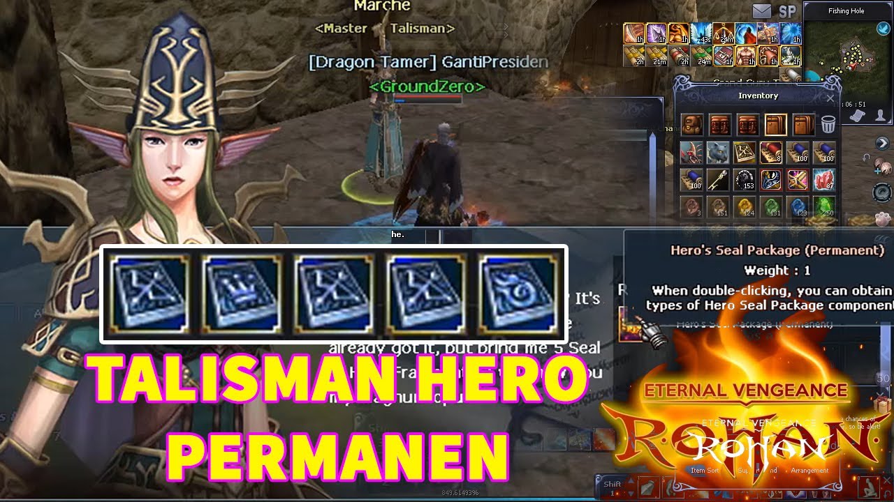 HOW TO GET PERMANENT HERO TALISMAN : OFFICIAL ROHAN ETERNAL VENGEANCE ...