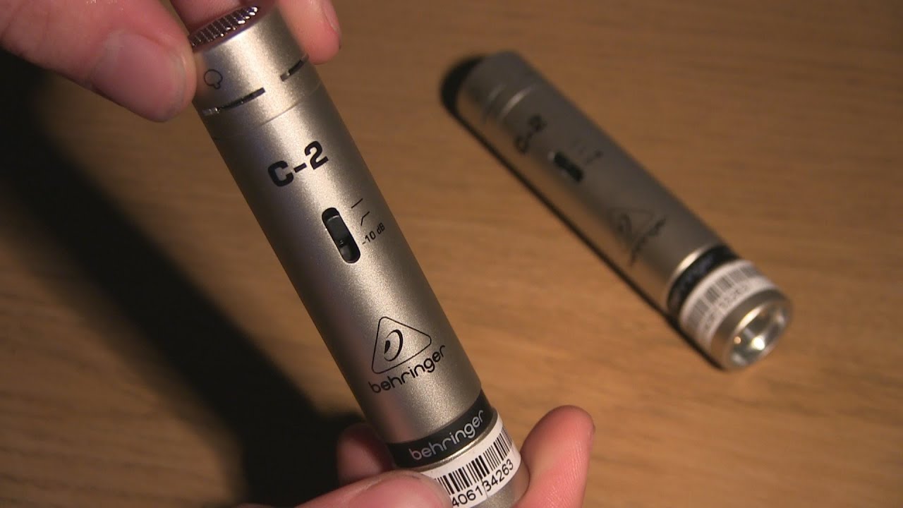 Behringer C2 Studio Condenser Microphones | Unboxing | HD - YouTube