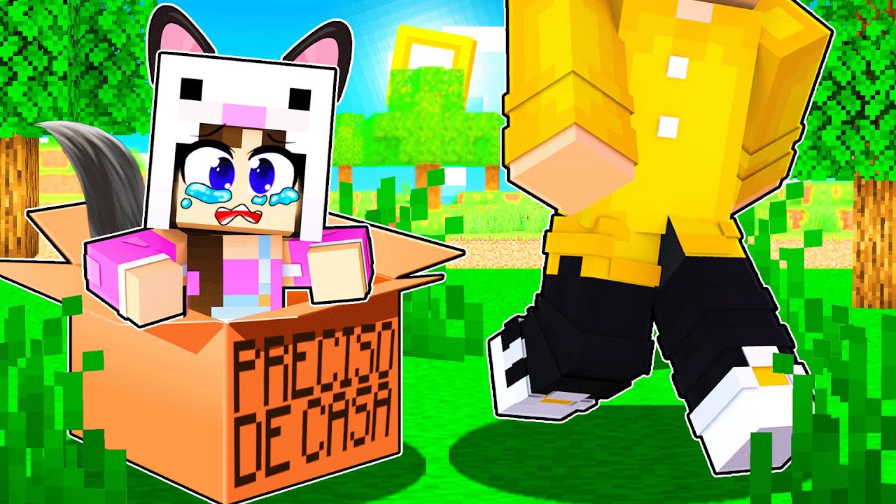 NINGUÉM quer adotar a BEBÊ GATA no Minecraft ! - YouTube