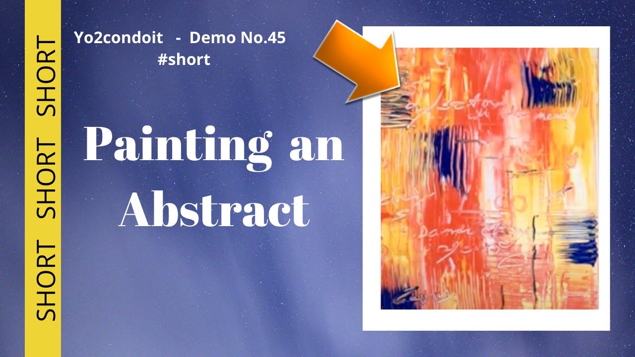 StunnIngly Simple ABSTRACT #art #shorts #fun - YouTube
