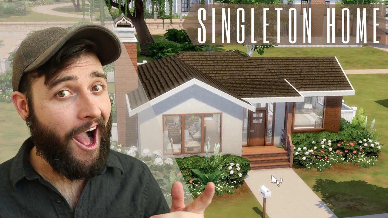 I have builders block - Sims 4 Singleton Home - YouTube