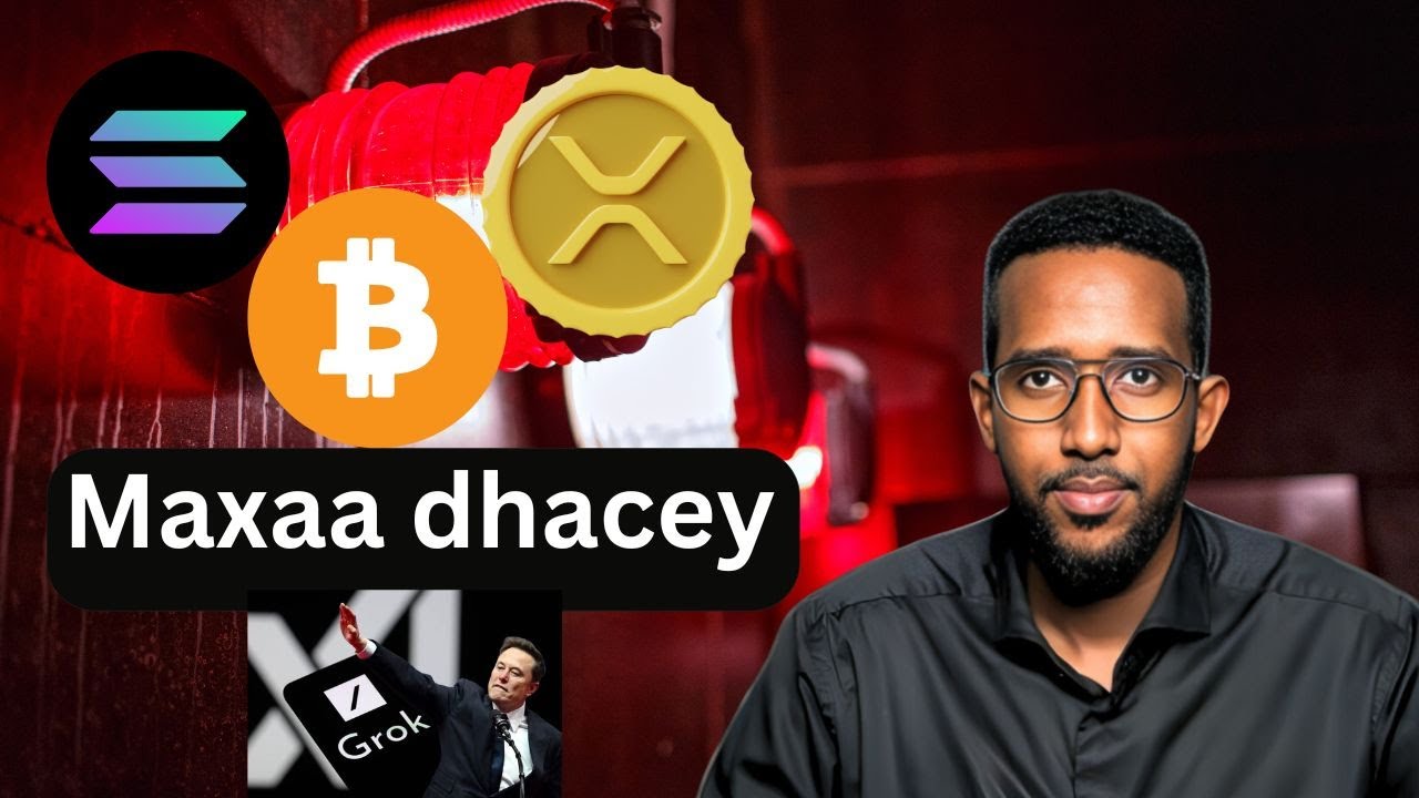 Muxuu Suuqa Crypto u daatey | Elon Musk oo Ai cusub shaaciyey Grok3 ...