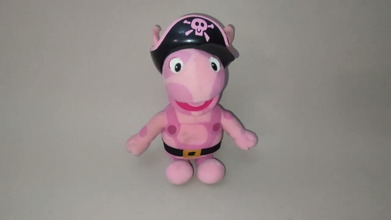 Fisher Price The Backyardigans Pirate Uniqua Plush Toy - YouTube