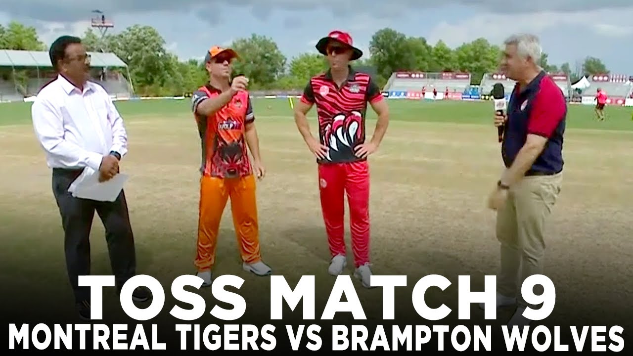 Toss | Montreal Tigers vs Brampton Wolves | Match 9 | Global T20 Canada ...