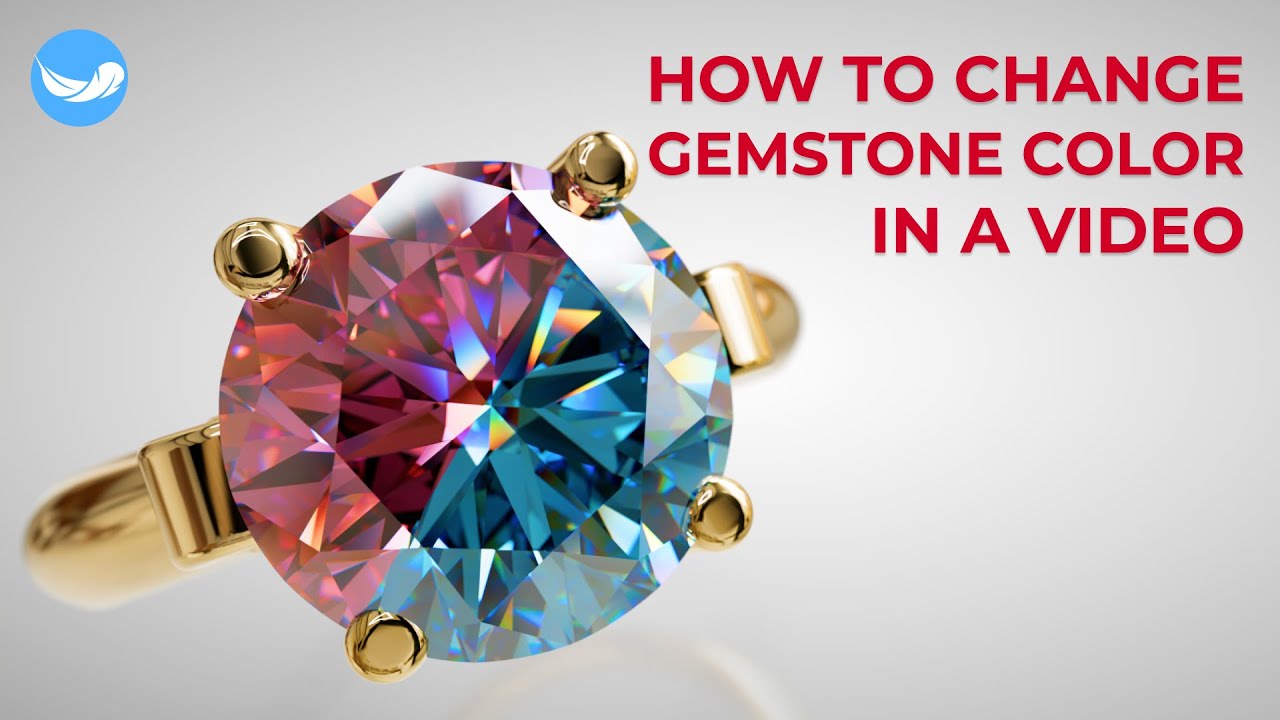How to change gemstone color in a video - YouTube