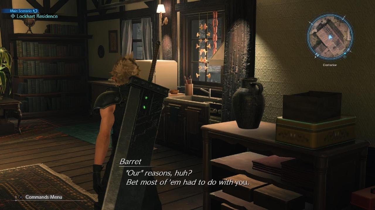 Cloud walks in Tifas Room FF7 Rebirth - YouTube