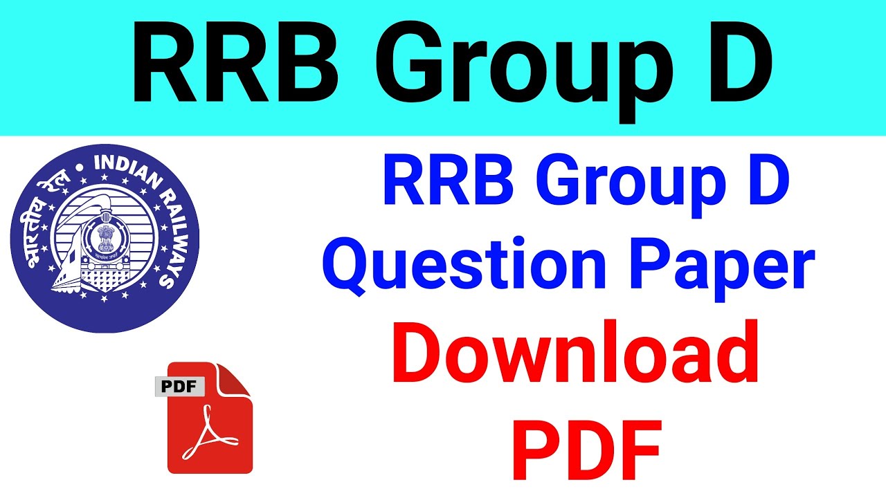 RRB Group D Previous Year Question Paper Download - YouTube