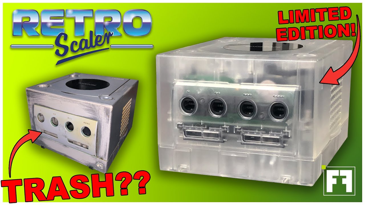 Transforming a Trashed NINTENDO GAMECUBE - Restoration Project - YouTube