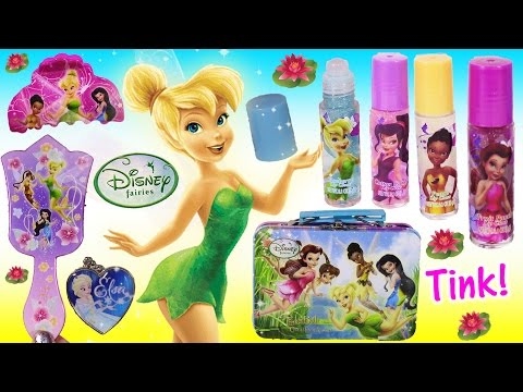 Disney Fairies Tinkerbell Hair Set! Brush Fairy Hair Extensions Clips ...