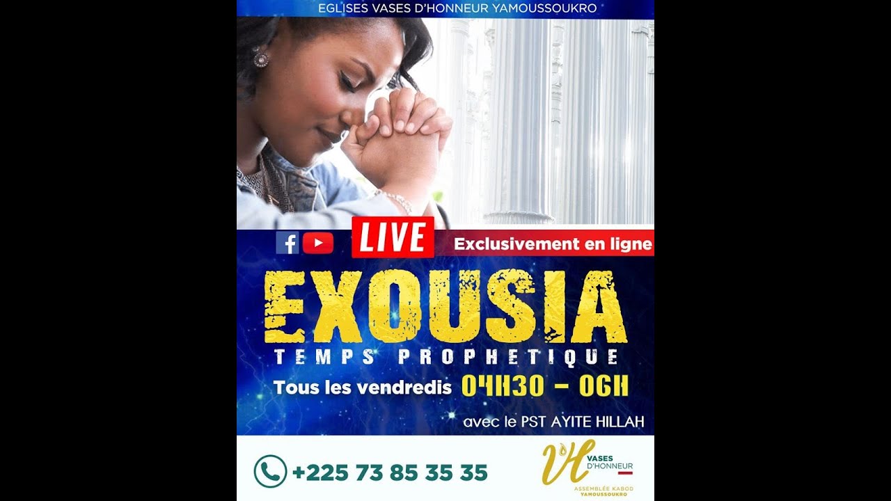 EXOUSIA| VENDREDI 07/10/2022 - YouTube