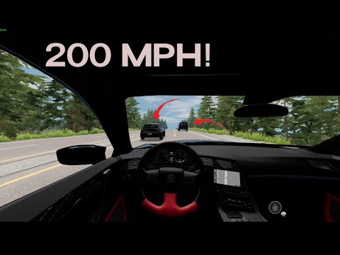 Driving 200 MPH in Traffic! Playing in BeamNG for the first time! # ...