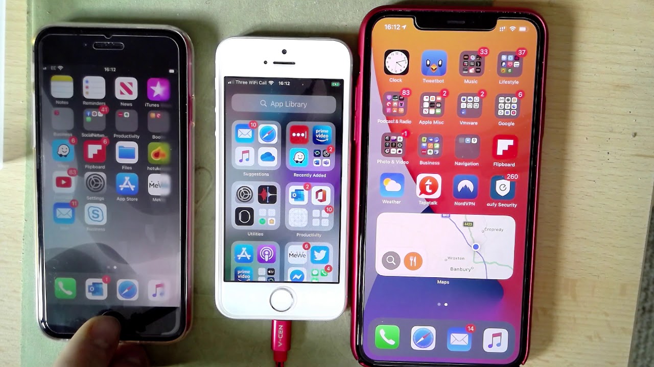 IOS 14 Beta on older iPhone SE and New iPhone SE - YouTube