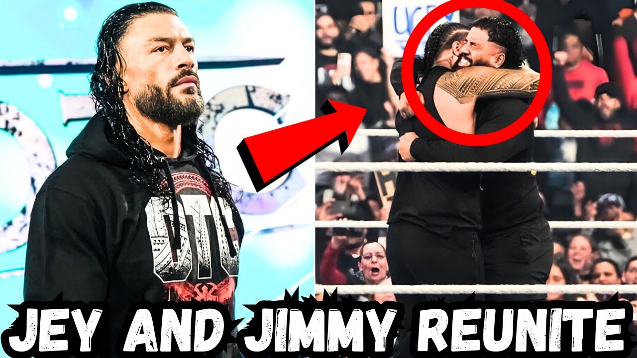 The REAL REASON Why Jimmy and Jey Uso Hugged on WWE SmackDown - YouTube