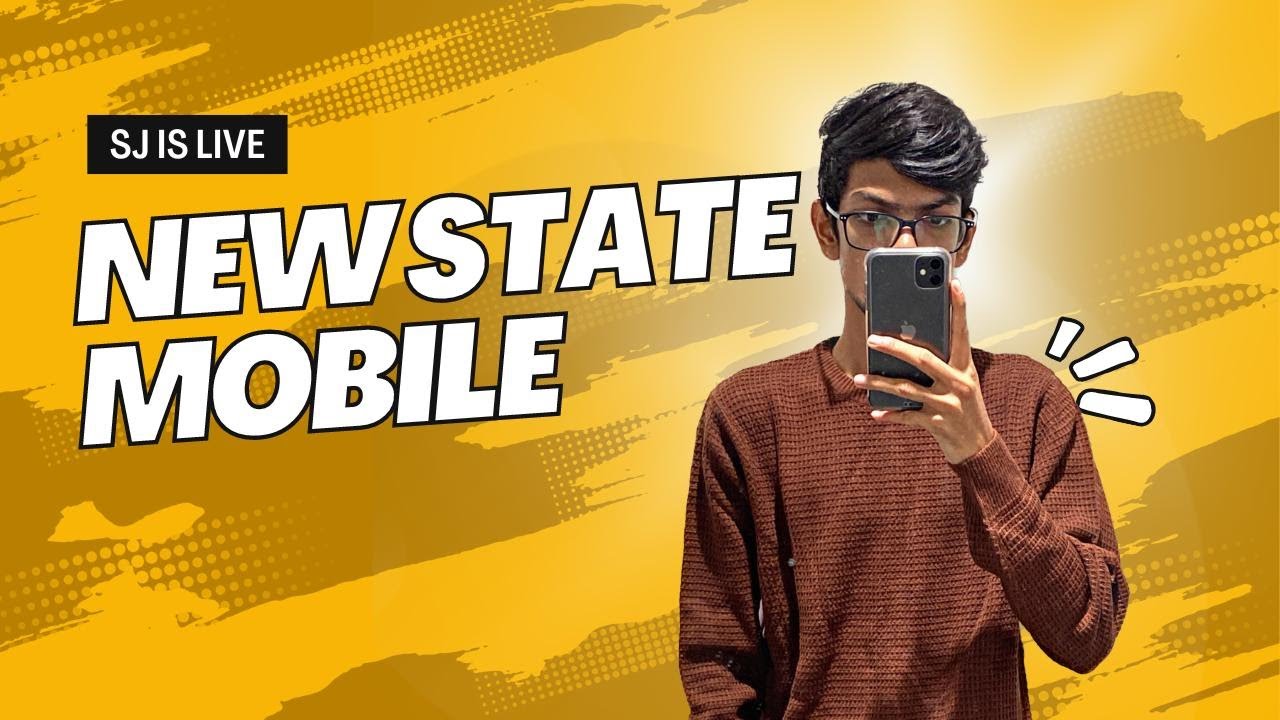 NEW STATE MOBILE LIVE | SJisLive | Later BGMI - YouTube