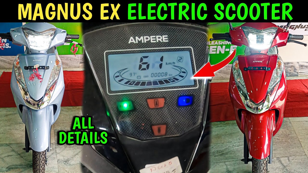 All New Ampere Magnus Ex 2023 | Ampere Magnus Ex Electric Scooter ...
