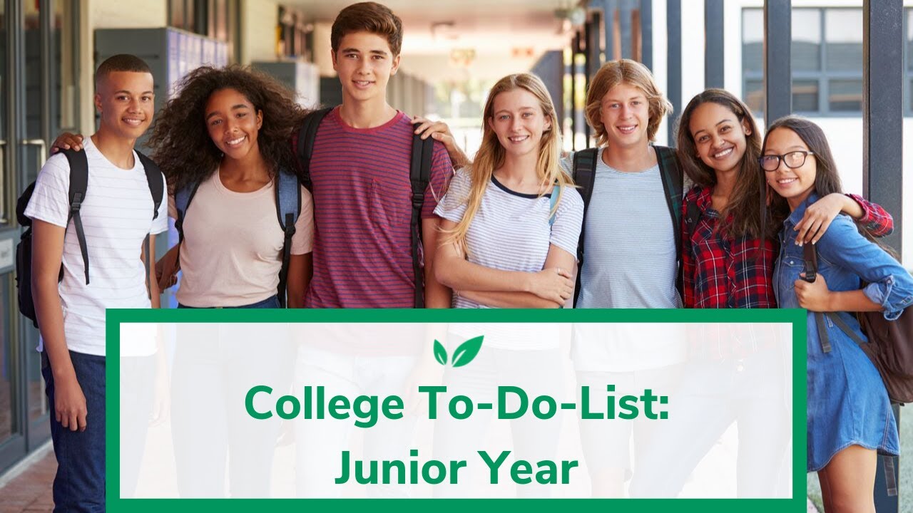 Junior Year Checklist: Get on Track for College Admissions - YouTube