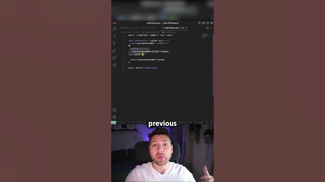 Go Back In Time With The Useprevious Hook In React Youtube